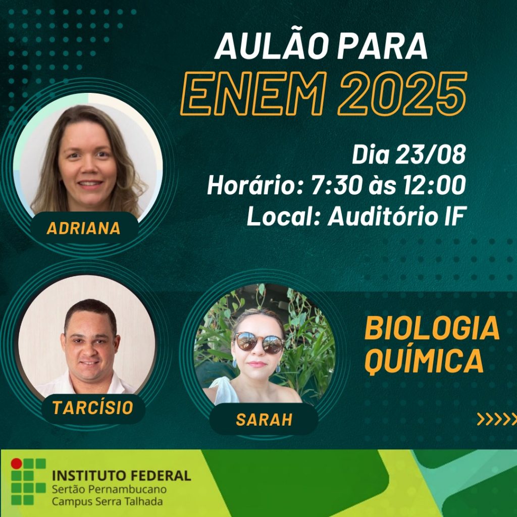Campus Serra Talhada promove aulão preparatório para o ENEM 2025 ...